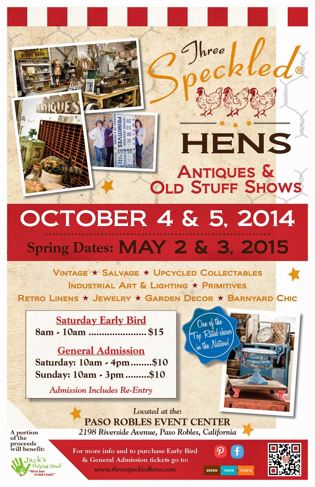 Three Speckled Hens: Let the Fall Show Countdown Begin!