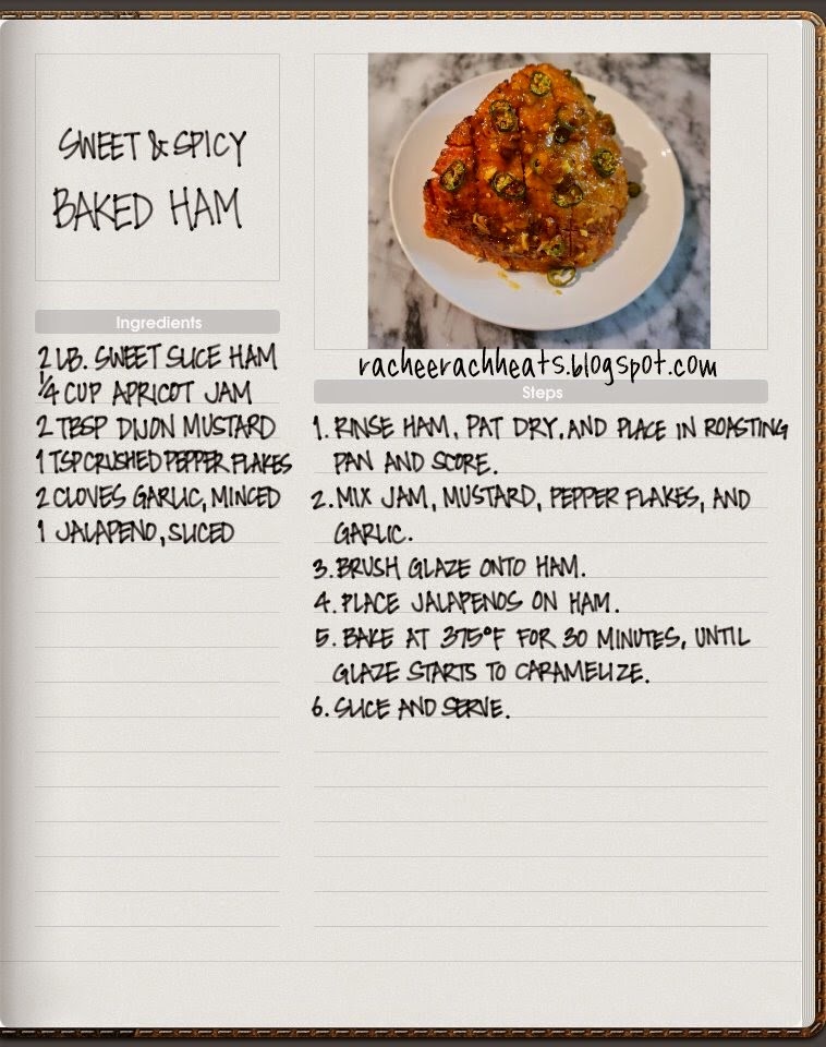 Sweet & Spicy Baked Ham