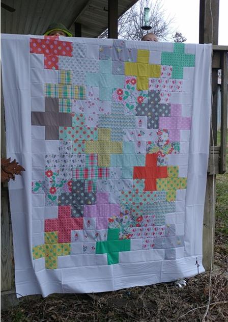 Slice of Pi Quilts: Modern Plus Sign Quilts Book Blog Hop - Intertwined