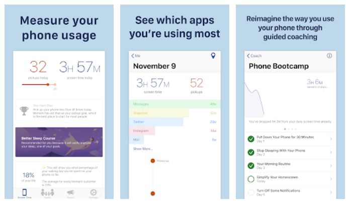 Moment - Screen Time Tracker Mobile App - Youth Apps
