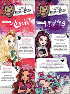 Crafty Conceptions: Ever After High Party Freebies