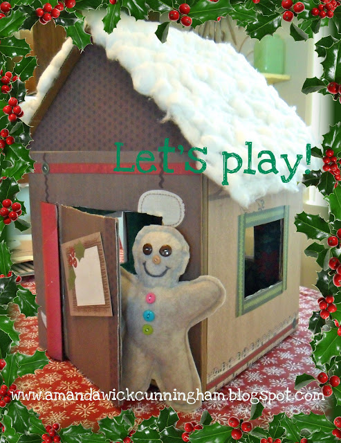 Kaleidoscope of Colors: Christmas Kids Gingerbread Play House