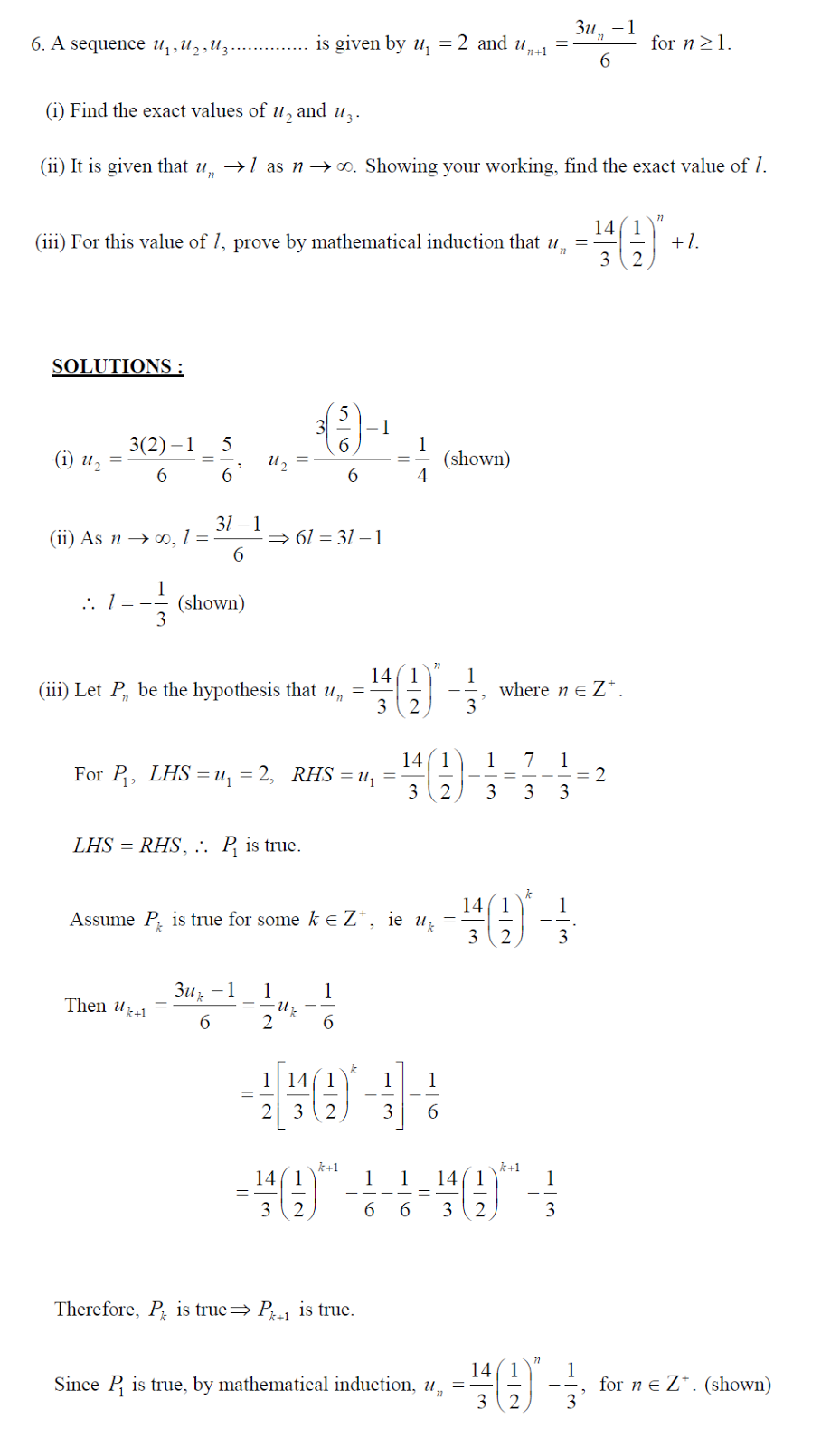 H2 Maths Tuition By White Group Mathematics