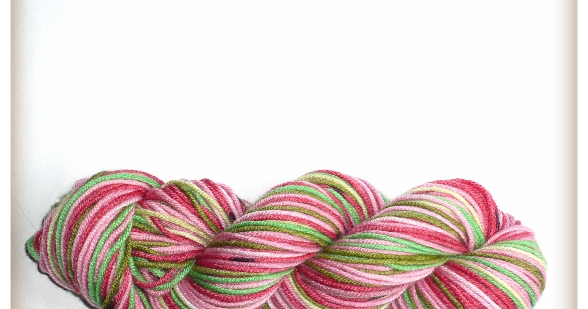 Shara Lambeth Designs: Watermelon Sock Yarn