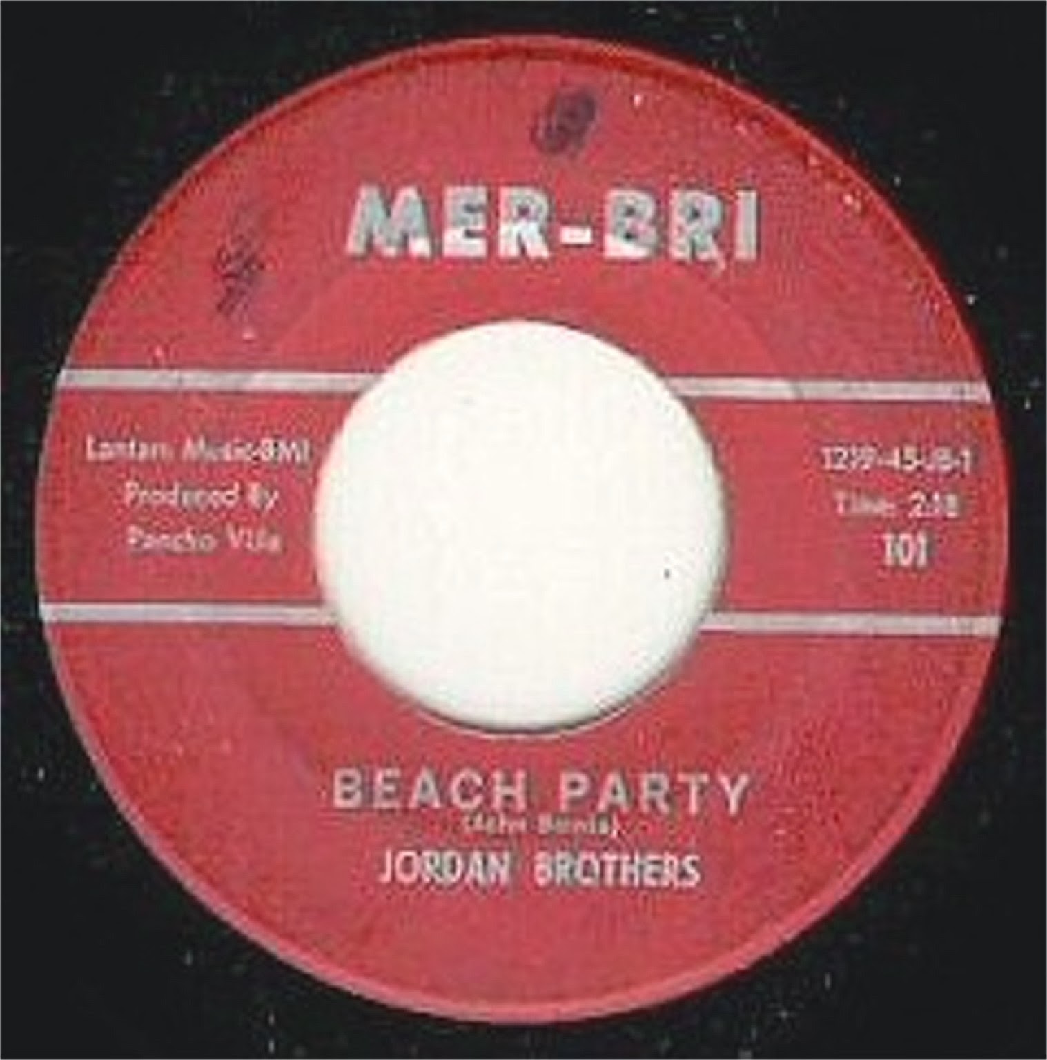 WHITE DOO-WOP COLLECTOR: JORDAN BROTHERS_Beach Party