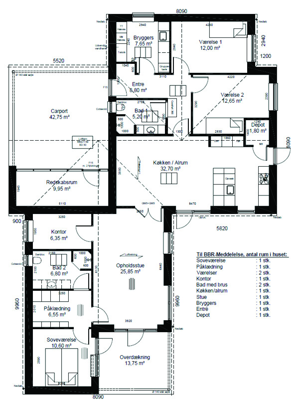 Mit liv som Mette: Plantegning