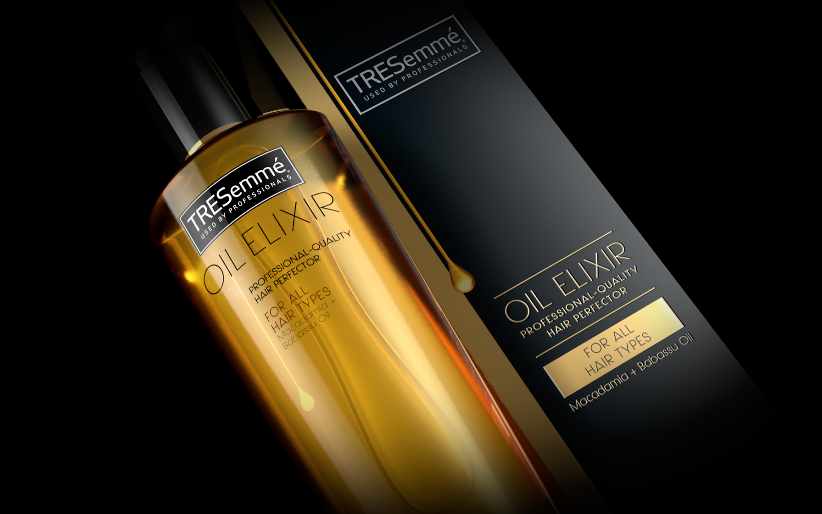 TRESemmé Oil Elixir Range – Packaging Of The World