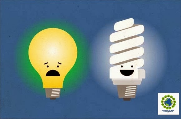 ¿Qué hacemos para cuidar el Medio Ambiente? : Apaga la luz.