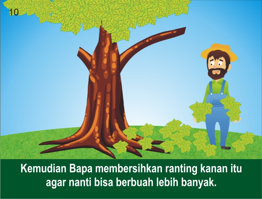 Gambar Kenaikan Tuhan Yesus Pokok Anggur Yesus Ranting Membersihkan ...