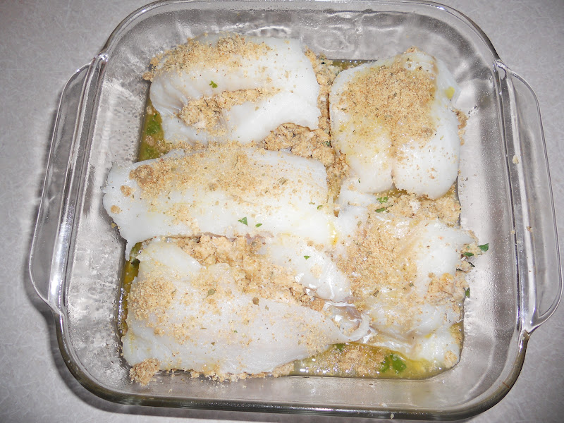 broke, bored, and hungry: Crab-Stuffed Baked Cod