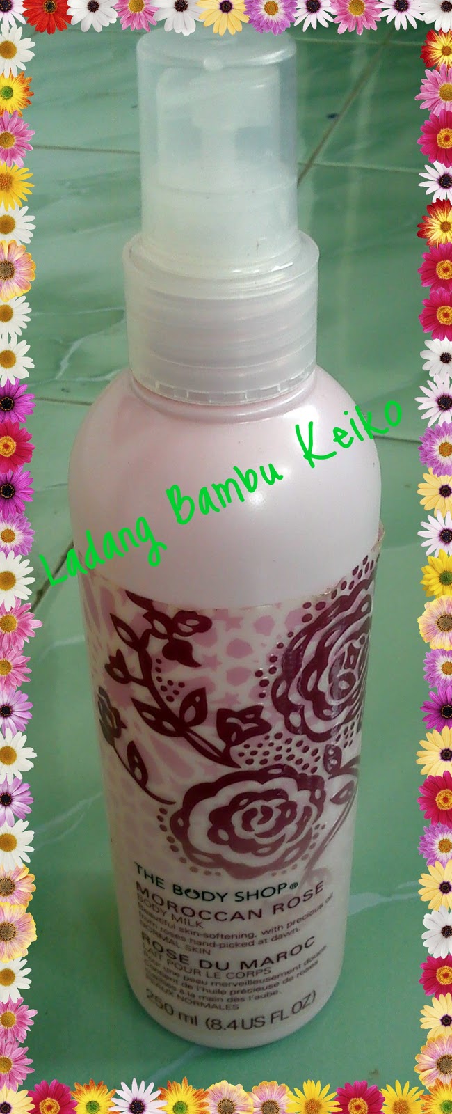 Ladang Bambu Keiko: The Body Shop: Moroccan Rose Milk Lotion review