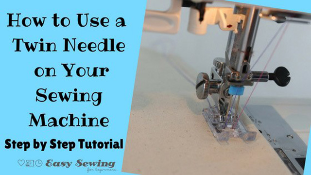 Threading My Way: Showcasing ~ How to Use a Twin Needle ~ Video Tutorial