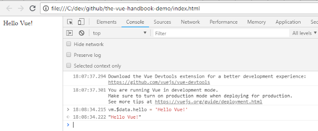 The Vue Handbook Annotations Part 1 Introduction And The First Vuejs App My Public Notepad