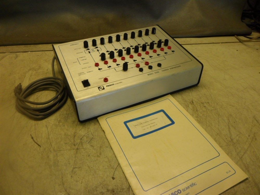 MATRIXSYNTH: PASCO SCIENTIFIC MODEL 9300 9307 FOURIER SYNTHESIZER