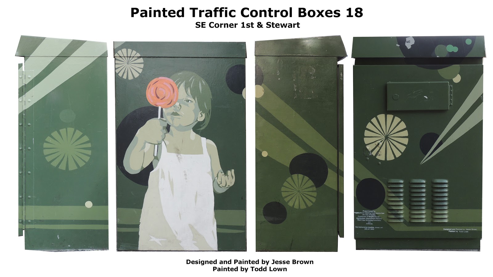 Travels with Cherri: Seattle's Painted Traffic Control Boxes 18