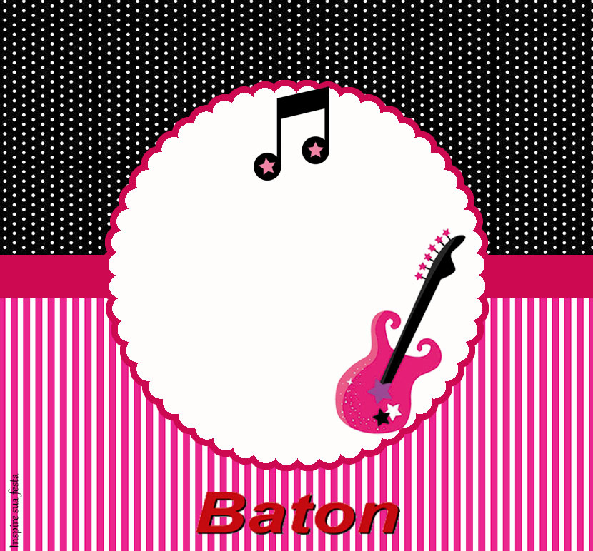 Rock Star in Pink Free Printable Kit. | Oh My Quinceaneras!