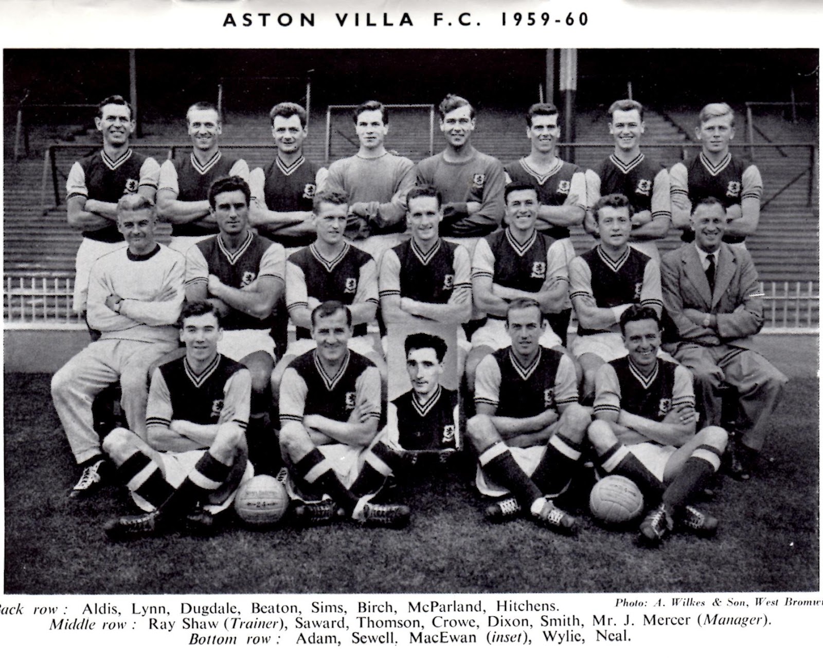 Grandad's football blog - forgotten heroes 1946-1980: 1959-60 - Part ...