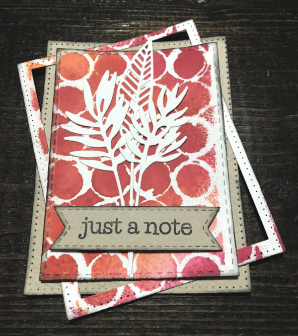 A Creative Journey: Just a Note Card