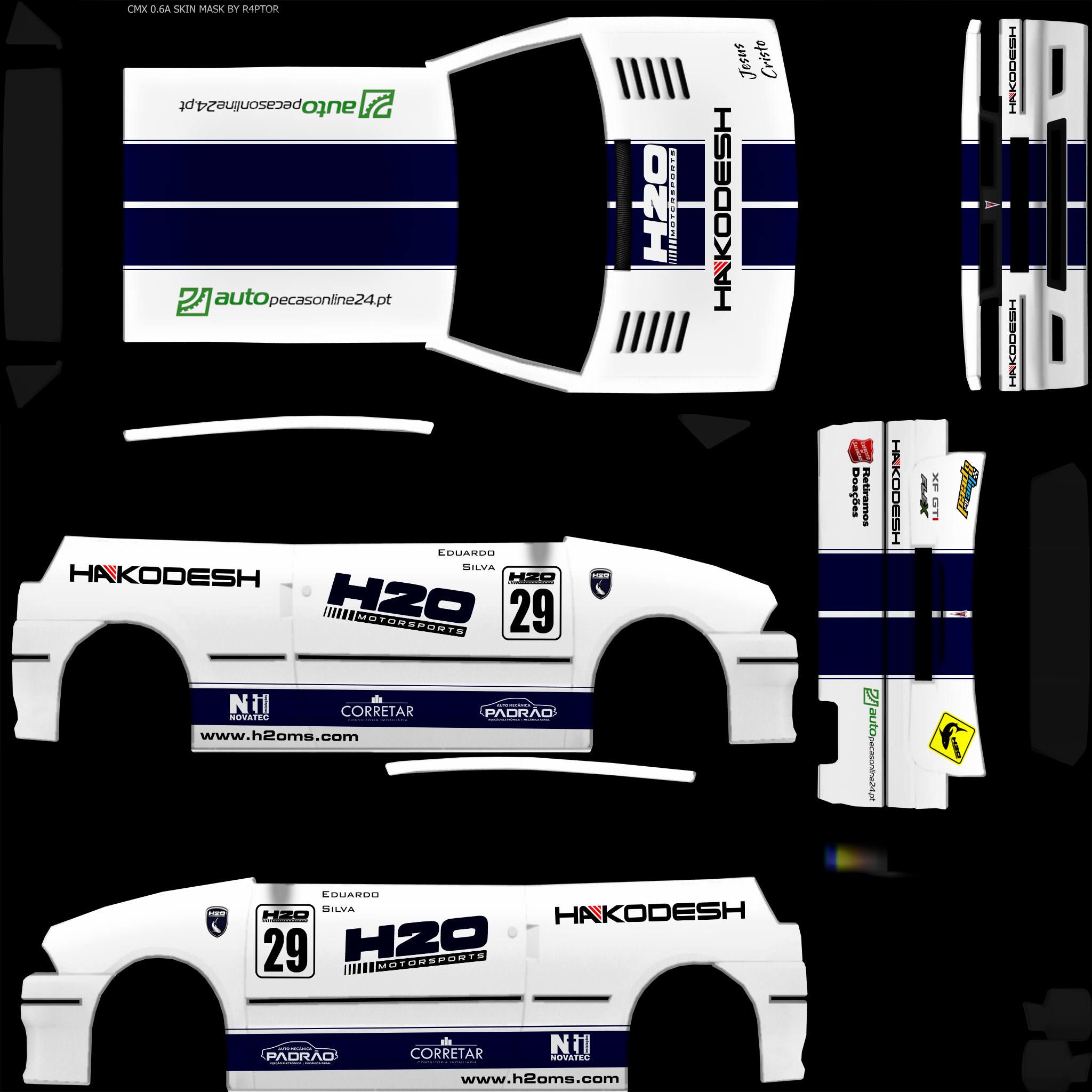 H2O | Equipe de Automobilismo Virtual: SKINS PARA LIVE FOR SPEED