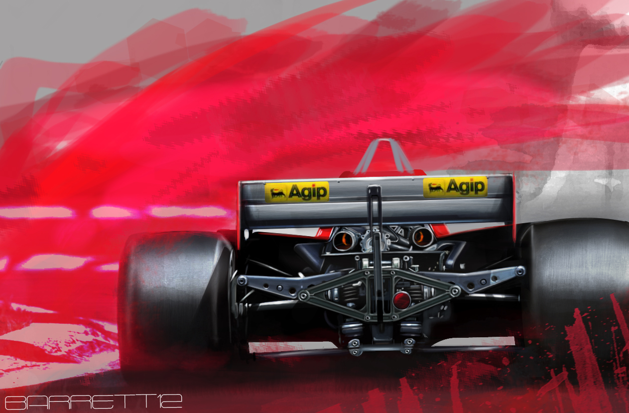 Sketchsite:Barrett: Ferrari render ....photoshop practice