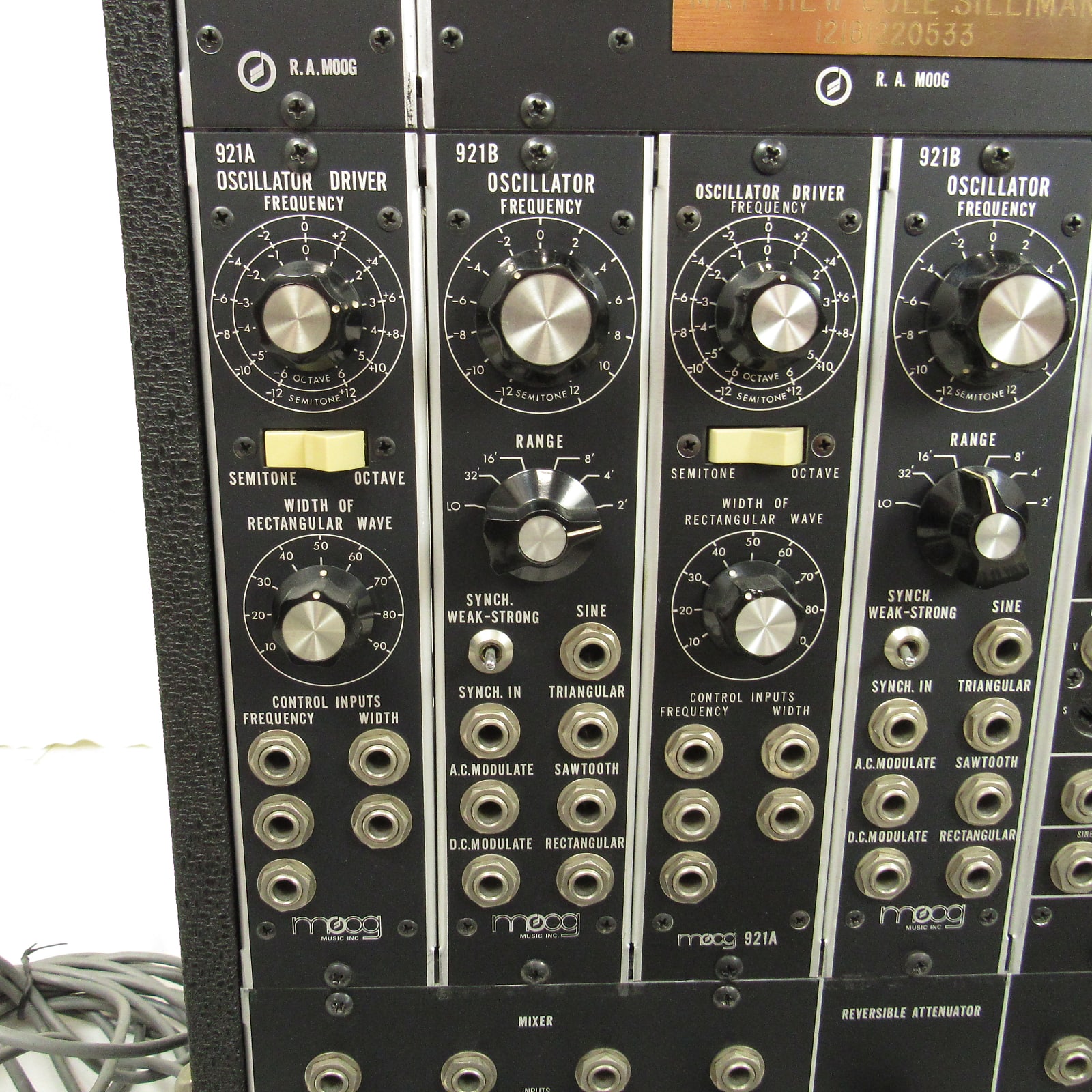 MATRIXSYNTH: Custom Moog Model 12 Vintage Modular Synthesizer w/ SNs ...