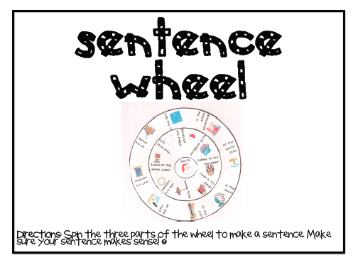 December Center Menu - Sarah's Teaching Snippets