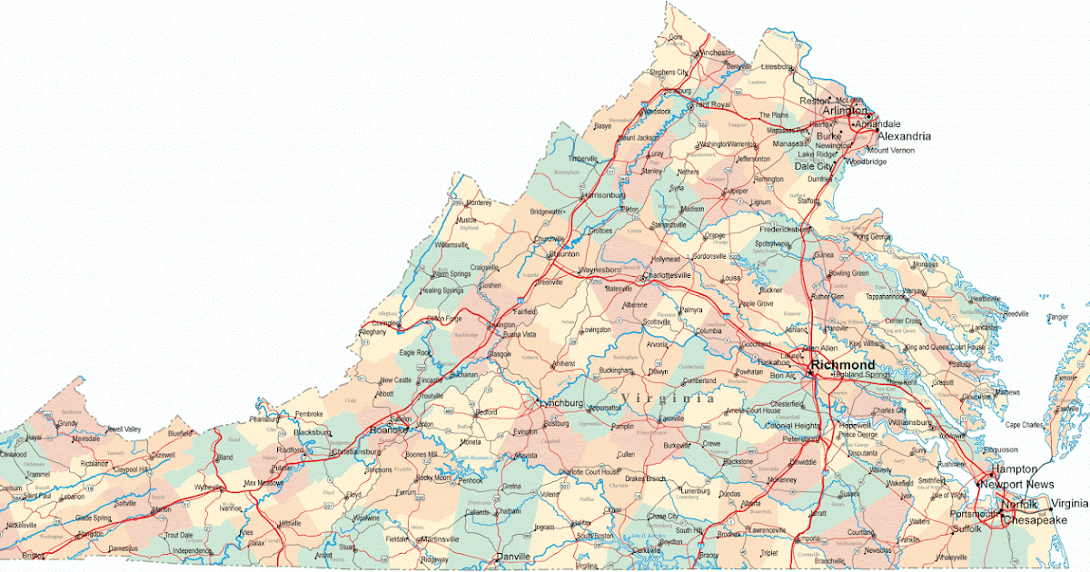 Virginia Map