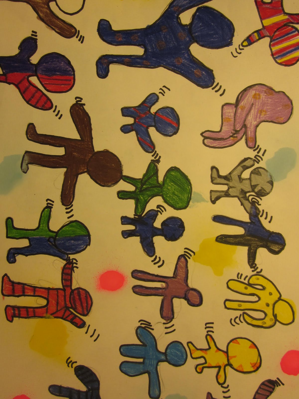 The Lake Forest Louvre: 1, 2, 3 ACTION inspired by Keith HARING