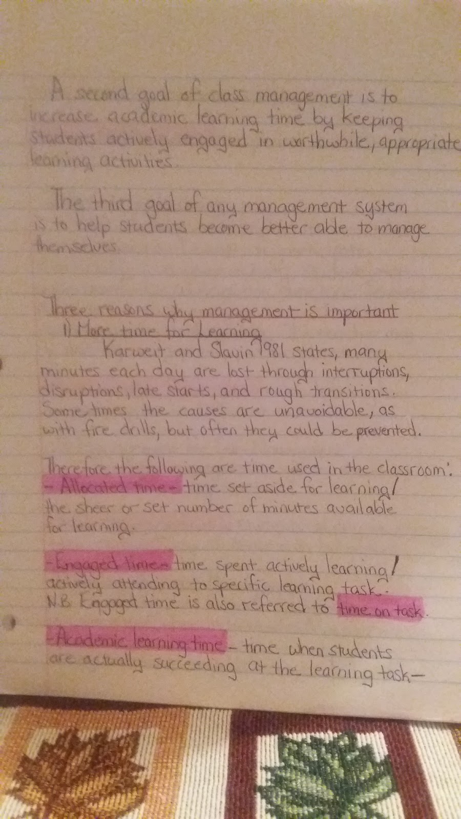 Managing Instruction and Classroom Dynamics at the Primary and ...