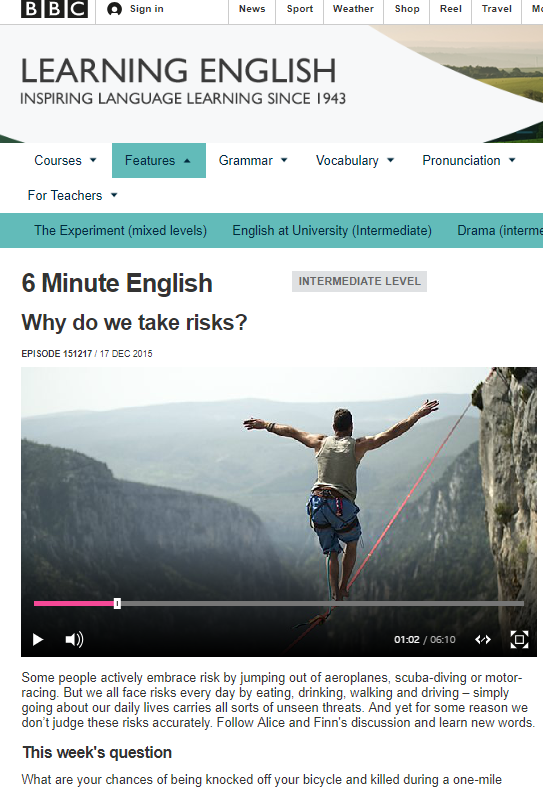 Task 7 - BBC's 6 minute English