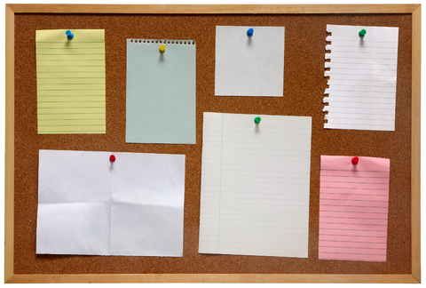 KERJA AMAL: PAPAN BULETIN