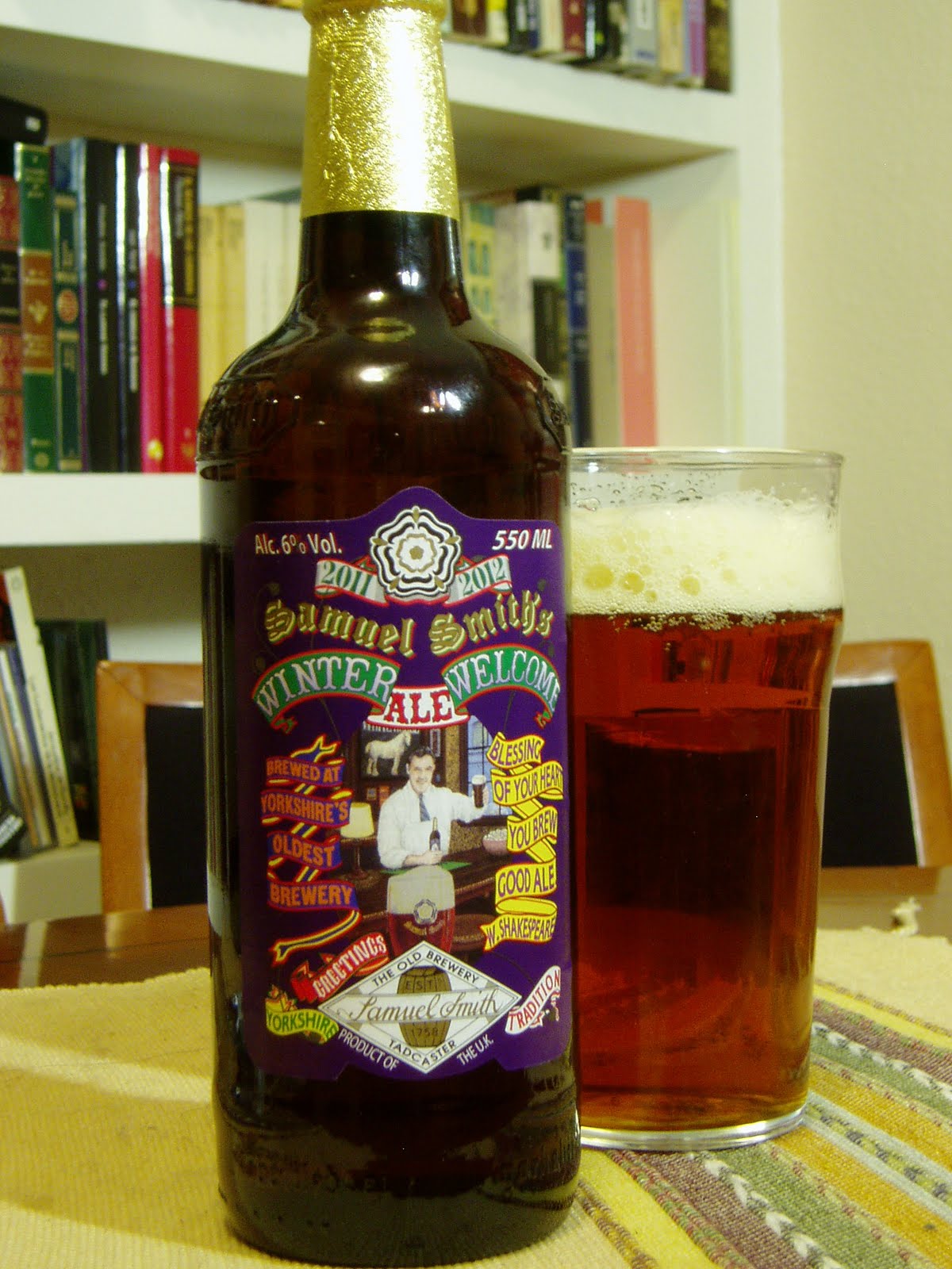 Hipos Urinatum, blog de cervezas: Samuel Smith's Winter Welcome 2011