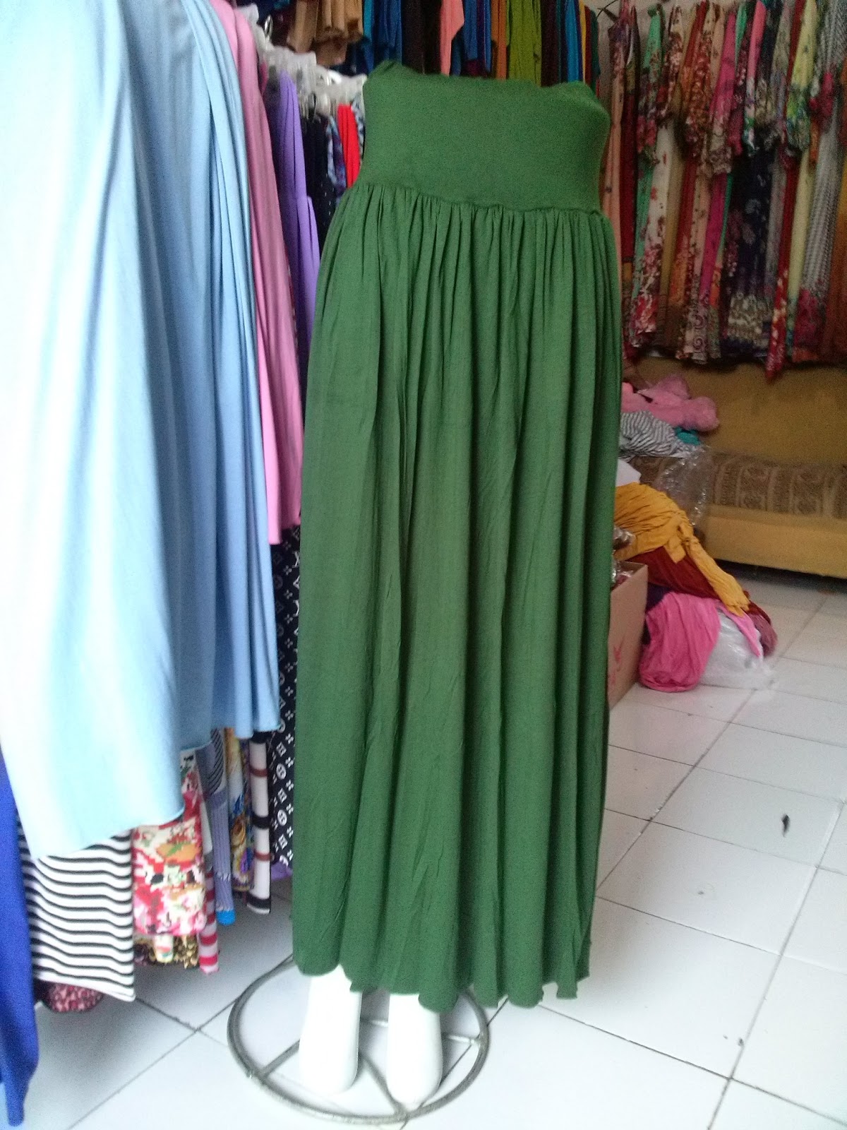 Model Rok Rempel Panjang Untuk Kesan Elegan Ramadhan 2016