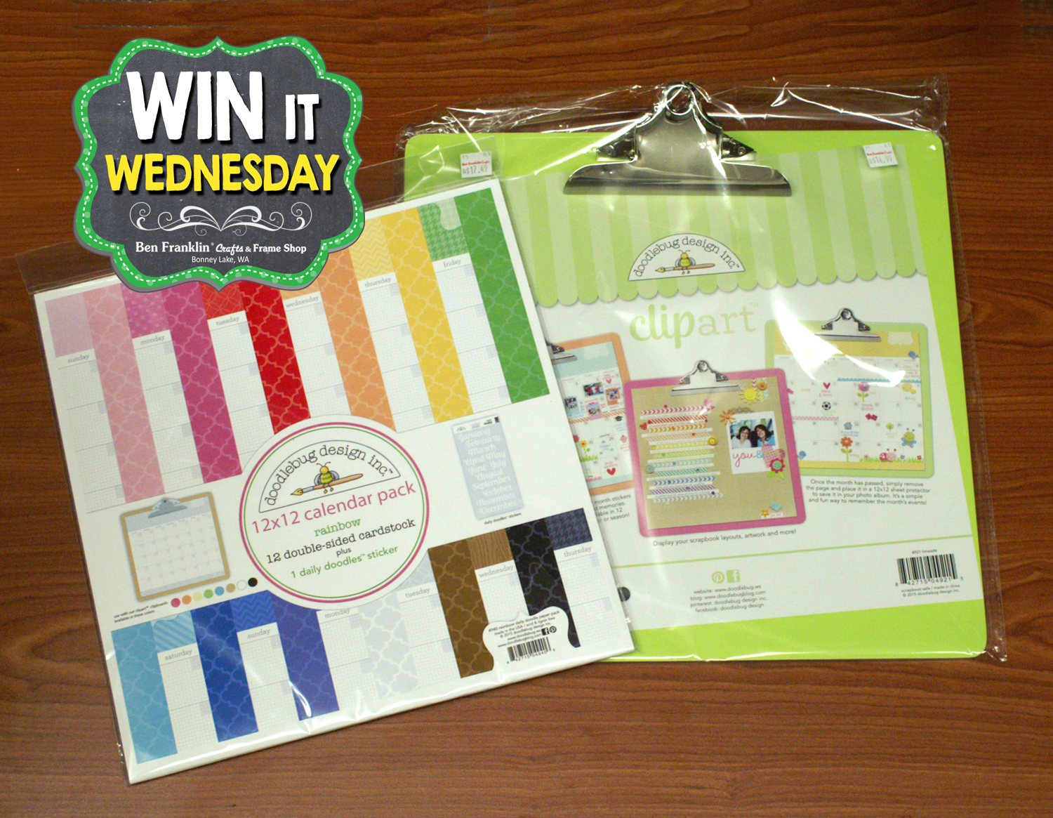 Ben Franklin Crafts and Frame Shop: Win A Doodlebug Calendar Pack and ...