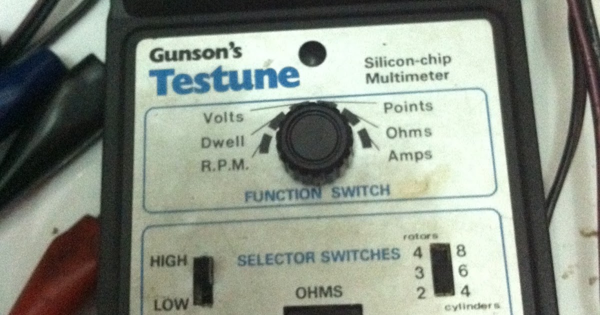 Radio Barang Bekas : Dijual Multimeter Gunson's TESTUNE