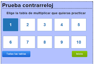 ORBALANDIA: LAS TABLAS DE MULTIPLICAR