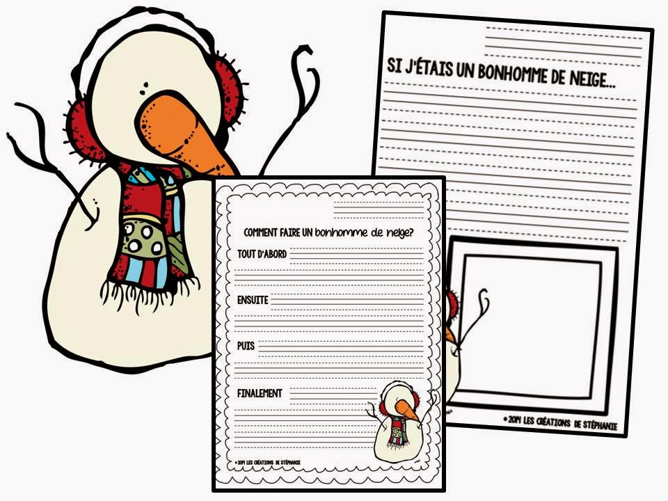 Les créations de Stéphanie: Si j'étais un bonhomme de neige... { La vie ...