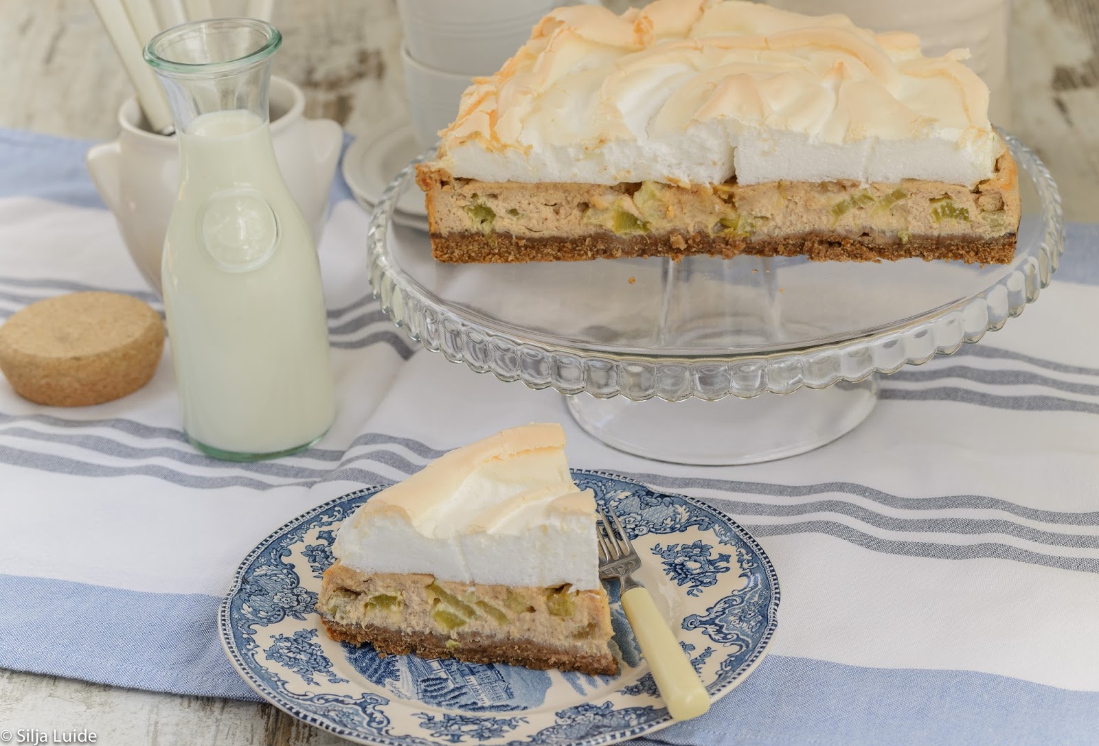 Silja, Food & Paris: Beseekattega rabarberikook pähklisel põhjal ...