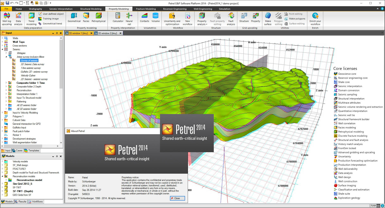 Schlumberger Petrel 2013.2 ~ Simulación de Procesos Químicos