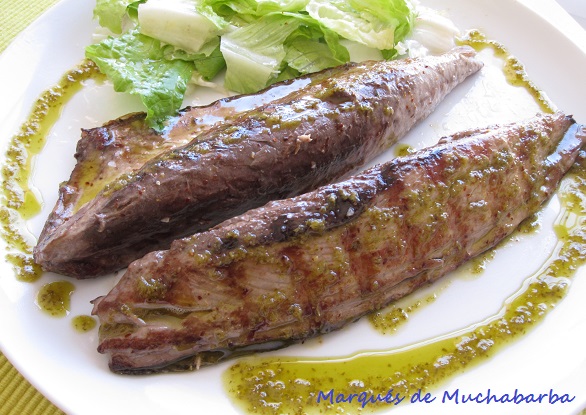 las recetas del marqués de muchabarba: FILETES DE MELVA A LA PLANCHA