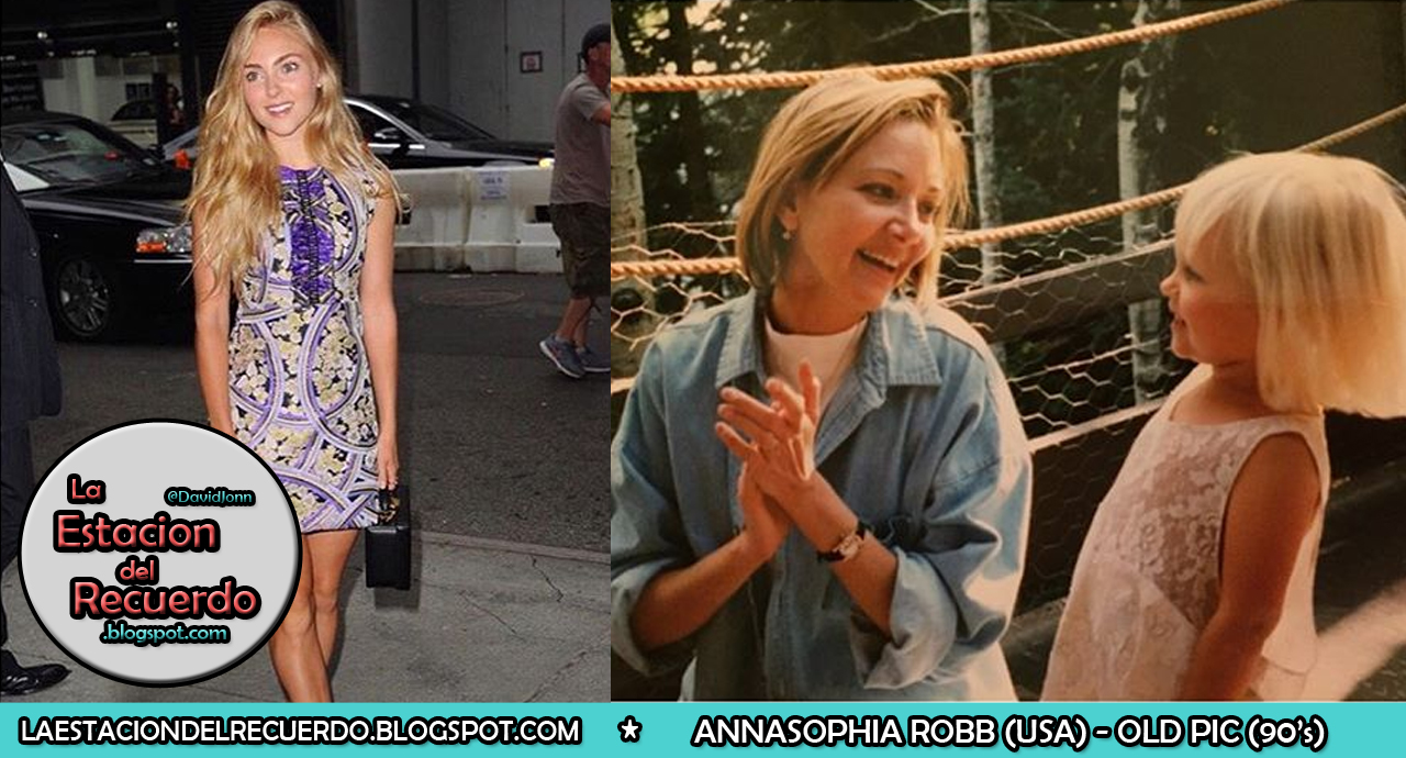 AnnaSophia Robb: Mira la foto junto a su madre de pequeña - La Estación ...