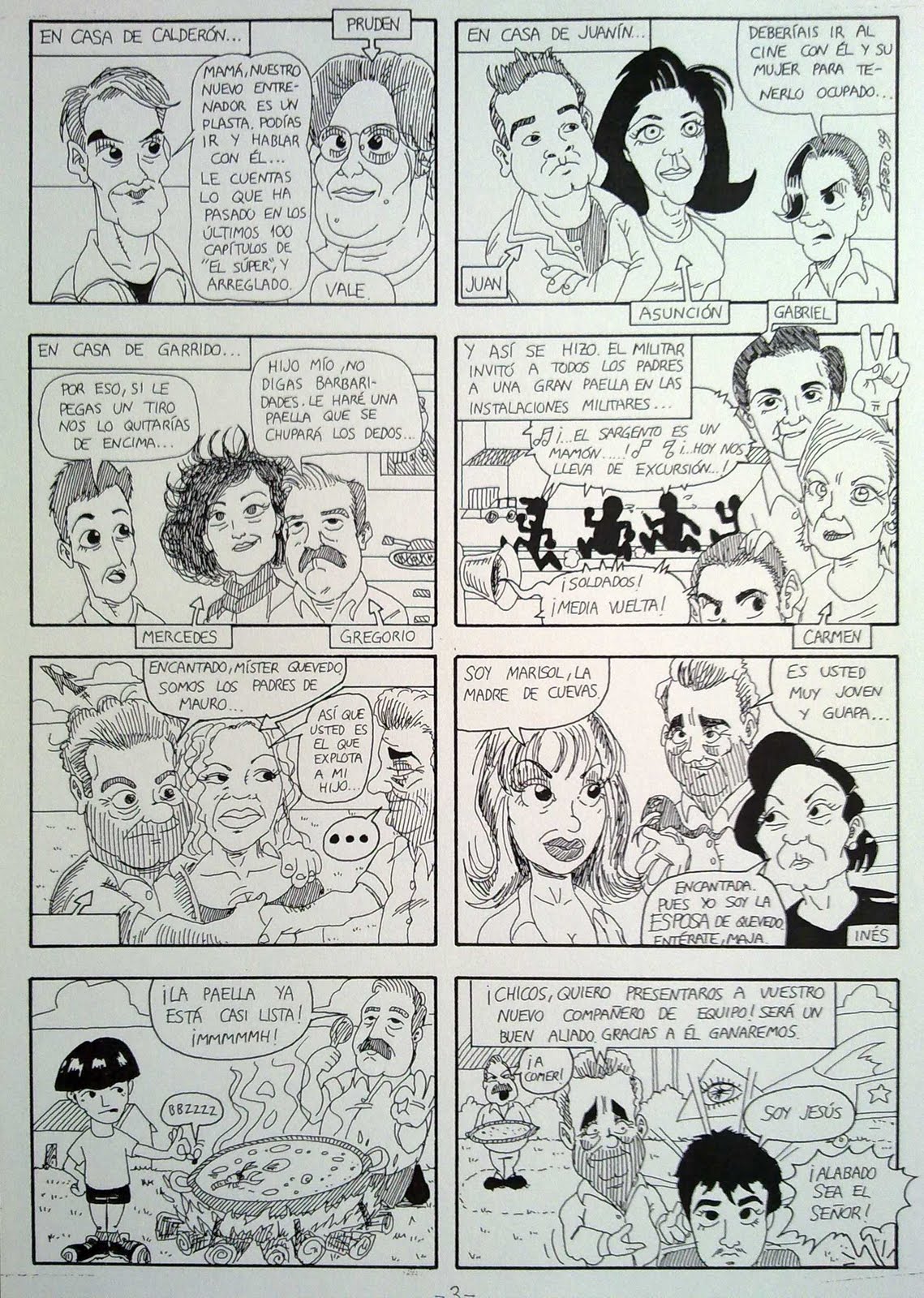 José Luis Platero: dibujante e ilustrador: Cómics blanco y negro