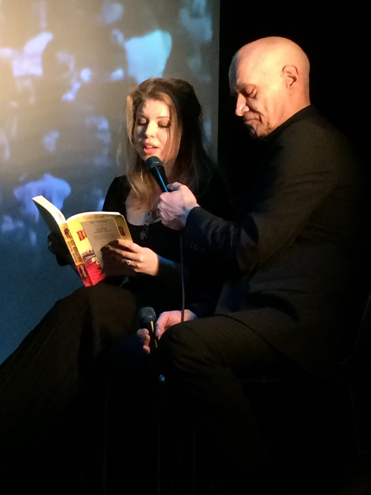 Helen McCookerybook: Zoe Howe and Wilko Johnson at Rough Trade East