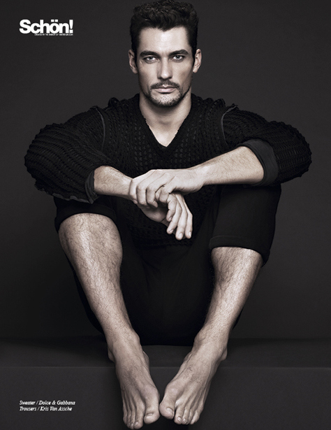Straight Jock Feet: British STUD model David Gandy feet...