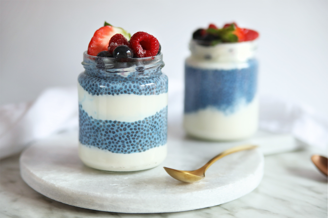 Blue Chia Pudding