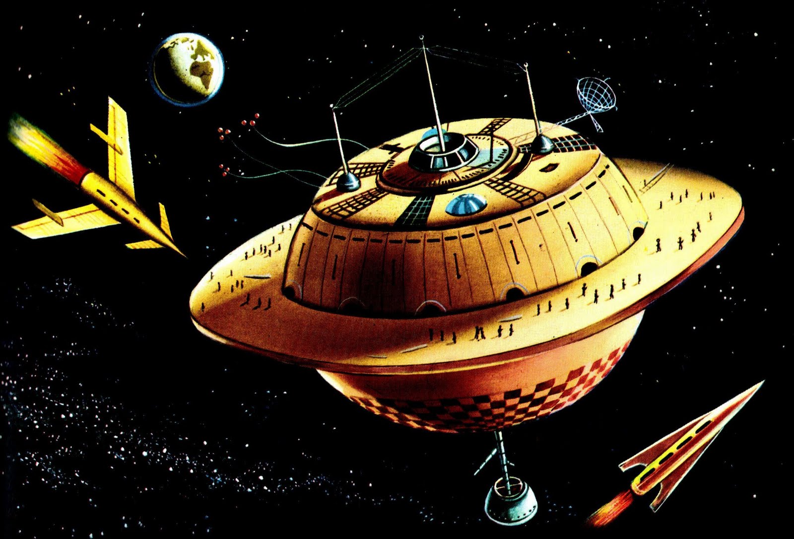 Seduced by the New...: Vintage Space Illustration