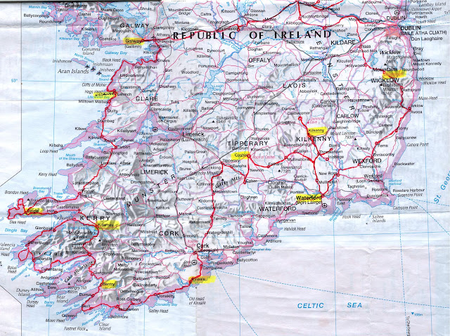 Bennett Travel Blog: TRAVEL MAPS: EUROPE and IRELAND