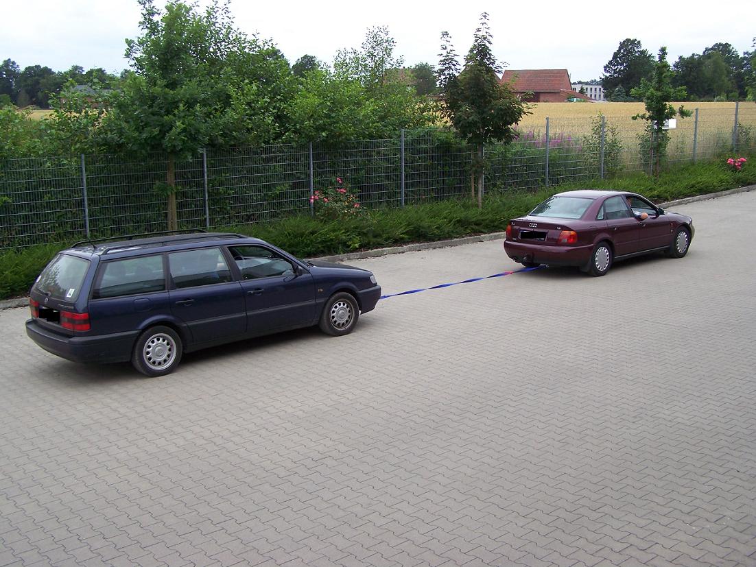 Schlagzeilenkäfer: Richtig Abschleppen