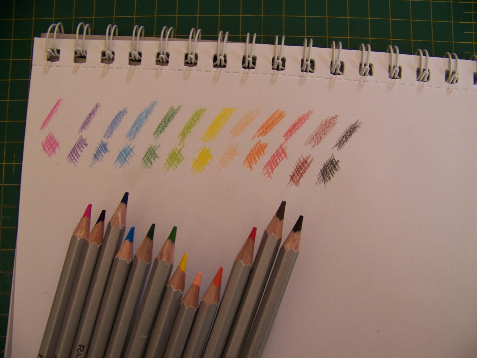 A Pretty Talent Blog: Comparing Marco Raffine Coloring Pencils to Derwent