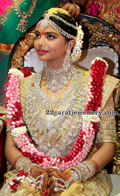 Boinipally Srinivas Daughter Hasini Wedding - Jewellery Designs